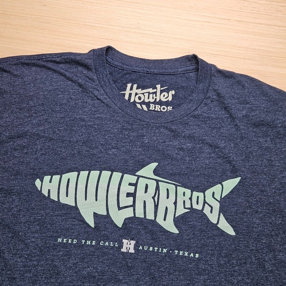 Howler Brothers | Shirts | Howler Bros Shark Graphic Tshirt Mens Xl ...